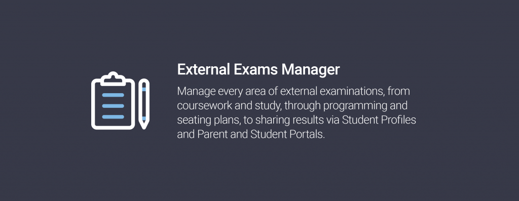 External Exams Manager - iSAMS