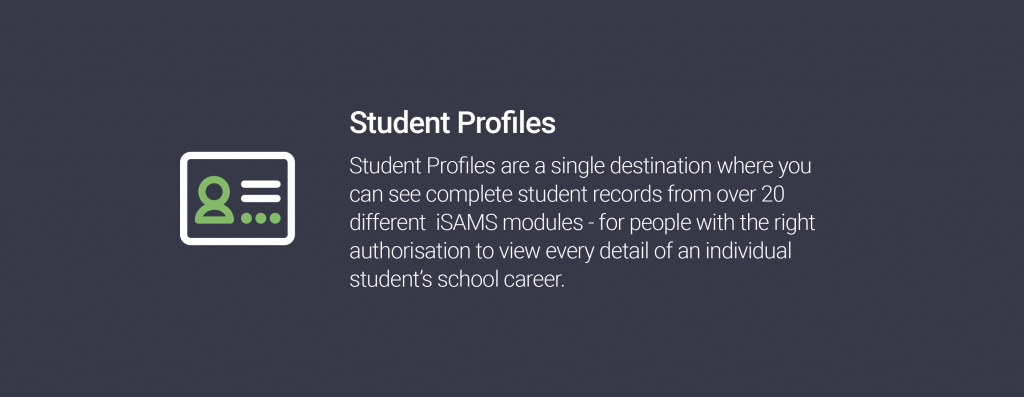 Student Profiles - iSAMS