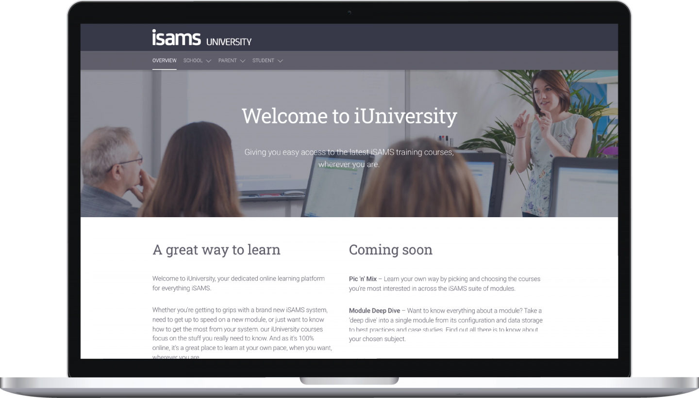 iSAMS launches iUniversity, a dedicated platform for on-demand learning ... iSAMS launches iUniversity, a dedicated platform for on-demand learning ...